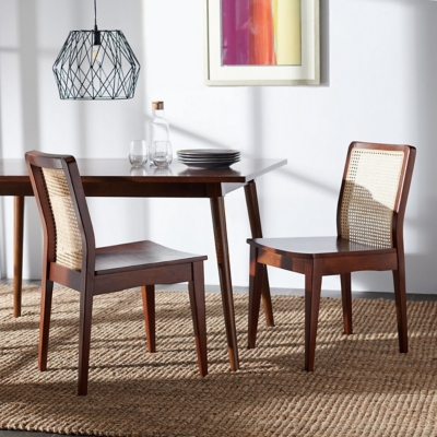 Click here for Safavieh Benicio Dining Chair (Set of 2)  Dark Bro... prices