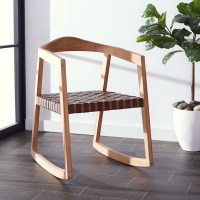 Click here for Safavieh Willa Rocking Dining Chair  Cognac/Natura... prices