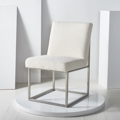 Click here for Safavieh Jenette Dining Chair  Ivory/Silver prices