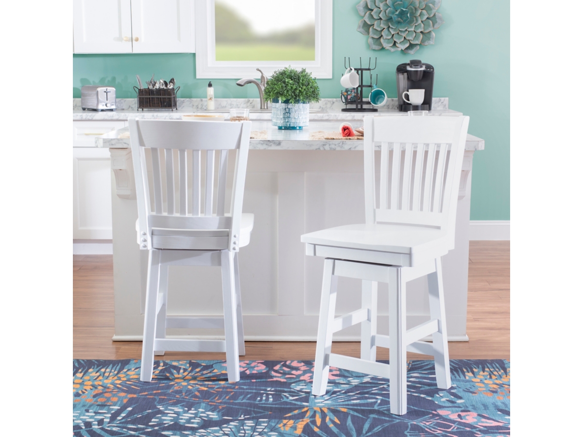 Ashley furniture white bar stools store