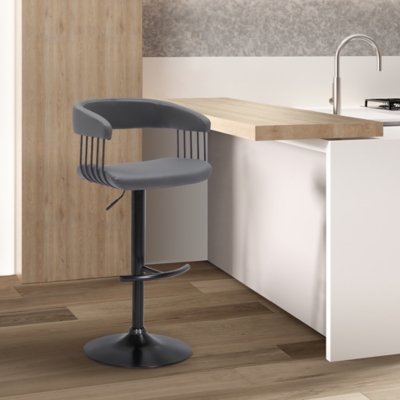 Click here for Calista Adjustable Bar Stool  Gray/Black prices