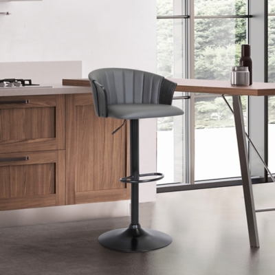 Click here for Lydia Adjustable Bar Stool  Gray/Black prices