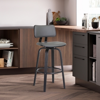 Click here for Pico Swivel Bar Stool  Gray/Black prices