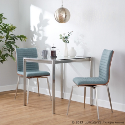 Click here for LumiSource Mason Dining Chair (Set of 2)  Green prices