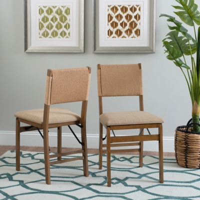 Click here for Linon Hutch Rope Folding Chair  Natural prices