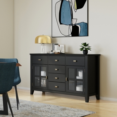 Click here for Simpli Home Artisan Sideboard Buffet Credenza  Bla... prices