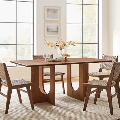 Click here for Rivian Rectangular 70 Wood Dining Table  Walnut prices