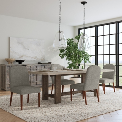 Click here for Kinfine USA Inc. HomePop Rounded Back Upholstered... prices