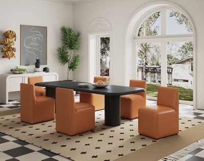 Click here for Manhattan Comfort Anna Dining Chair  Saddle prices