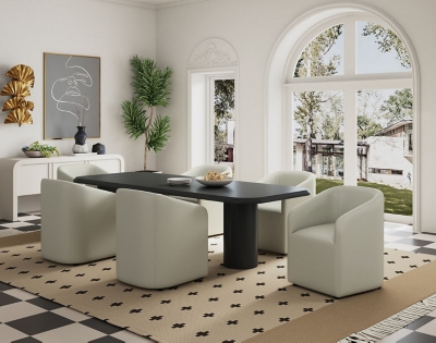 Click here for Manhattan Comfort Anna Upholstered Dining Armchair... prices