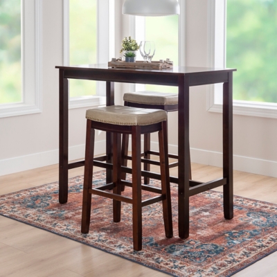 Click here for Linon Claridge Bar Height Dining Table and 2 Bar S... prices