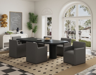 Click here for Manhattan Comfort Anna Upholstered Dining Armchair... prices