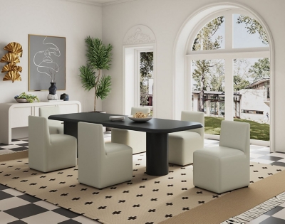 Click here for Manhattan Comfort Anna Dining Chair  Stone Gray prices