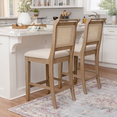Click here for Linon Meri Counter Height Counter Stool  Natural prices