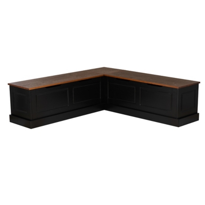 Linon Landin Backless Storage Nook | Ashley