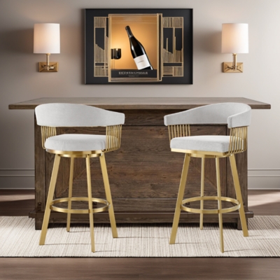 Click here for Chelsea Swivel Bar Height Bar Stool  Silver prices