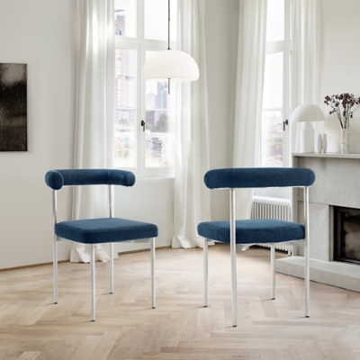 Click here for Shannon Dining Chair (Set of 2)  Blue prices