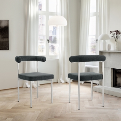 Click here for Shannon Dining Chair (Set of 2)  Charcoal prices