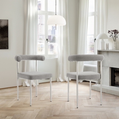 Click here for Shannon Dining Chair (Set of 2)  Light Gray prices