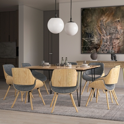 Click here for Simpli Home Malden Dining Chair with Hard Back  Gr... prices