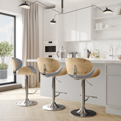 Click here for Simpli Home Marana Adjustable Swivel Bar Stool  Li... prices