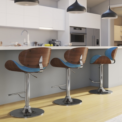 Click here for Simpli Home Marana Adjustable Swivel Bar Stool  Bl... prices