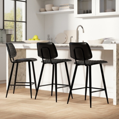 Click here for Simpli Home Raya Counter Height Bar Stool (Set of... prices