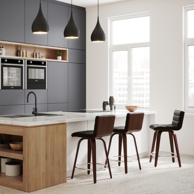 Click here for Simpli Home Roland Counter Height Bar Stool  Black prices