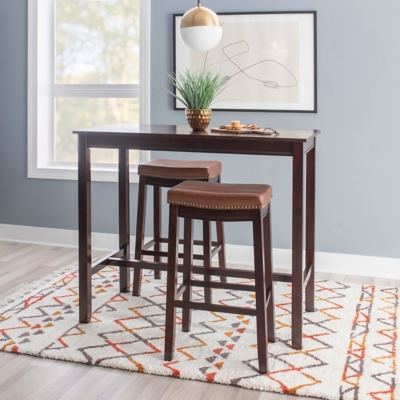 Click here for Linon Claridge Bar Height Dining Table and 2 Bar S... prices
