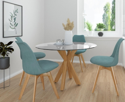 Click here for Ren Home Jumi Dining Table  Light Oak prices