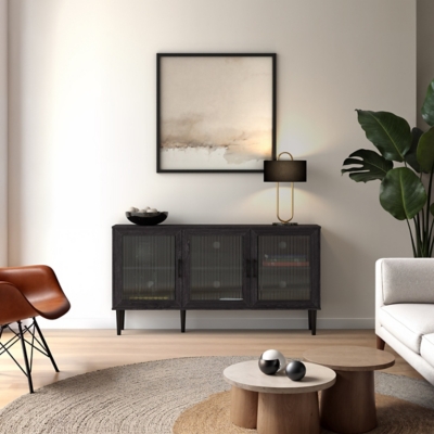Click here for CorLiving Fluted Sideboard  Distressed Dark Gray prices