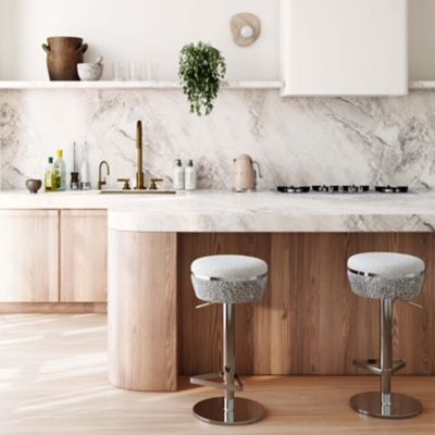Click here for TOV Furniture Astro Counter Height Bar Stool  Gray... prices
