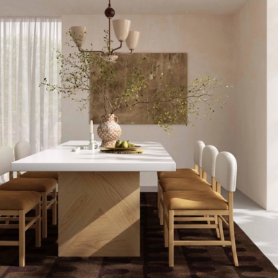 Click here for TOV Furniture Calla Dining Chair  Cognac prices