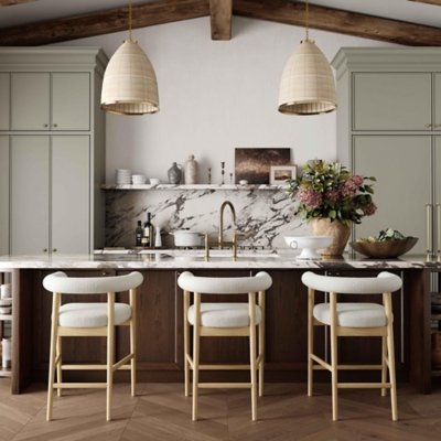 Click here for TOV Furniture Spara Counter Height Bar Stool  Crea... prices