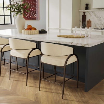 Click here for TOV Furniture Tatum Counter Height Bar Stool  Leat... prices