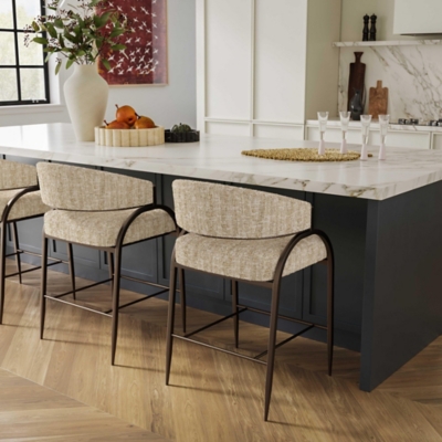 Click here for TOV Furniture Tatum Counter Height Bar Stool  Crea... prices