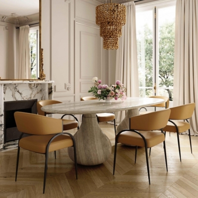 Click here for TOV Furniture Tatum Dining Chair  Tan prices