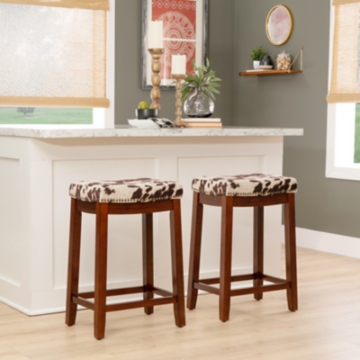 Click here for Linon Claridge Counter Height Bar Stool  Brown prices