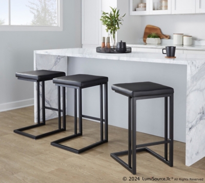 Click here for LumiSource Roman Counter Height Bar Stool (Set of... prices