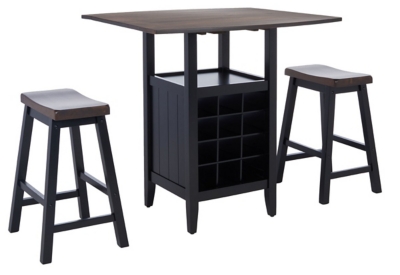 Safavieh Casey Pub Table and 2 Barstools | Ashley
