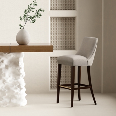 Click here for Manhattan Comfort Beever Bar Height Barstool  Taup... prices