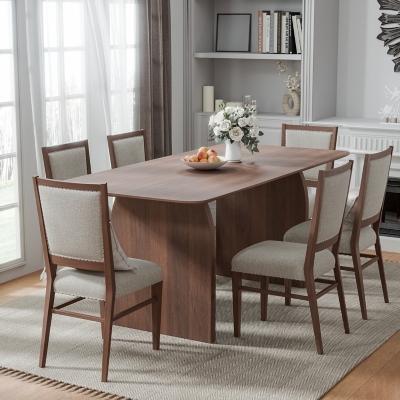 Click here for Miruo Mirror Inc Zenyra Dining Table  Walnut prices