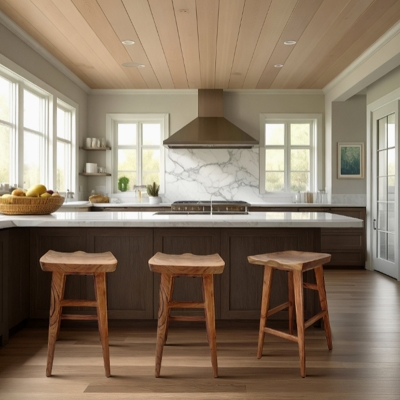 Click here for Benzara.inc Tisa Bar Height Bar Stool  Natural Bro... prices