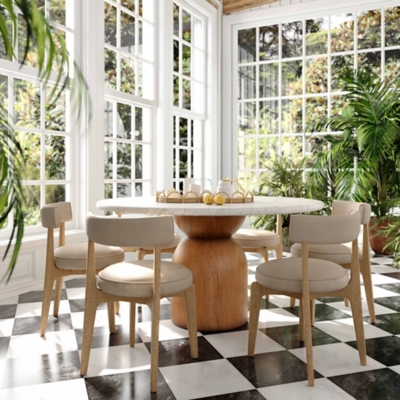 Click here for TOV Furniture Nikita Dining Chair  Taupe prices