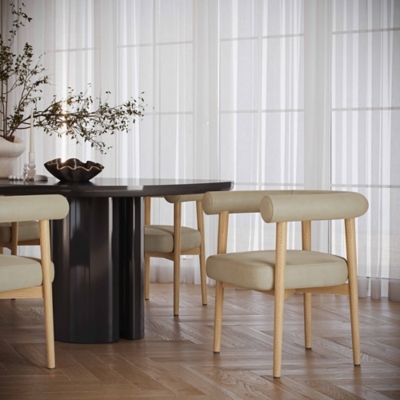 Click here for TOV Furniture Spara Dining Chair  Taupe prices