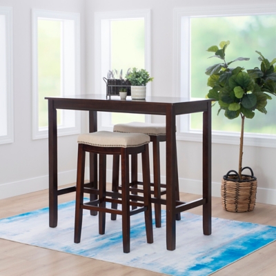 Click here for Linon Claridge Bar Height Dining Table and 2 Bar S... prices