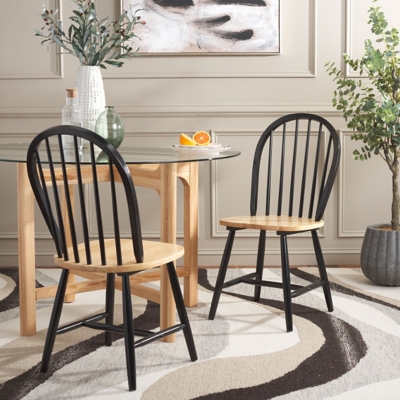 Click here for Safavieh Camden Dining Chair (Set of 2)  Natural/B... prices