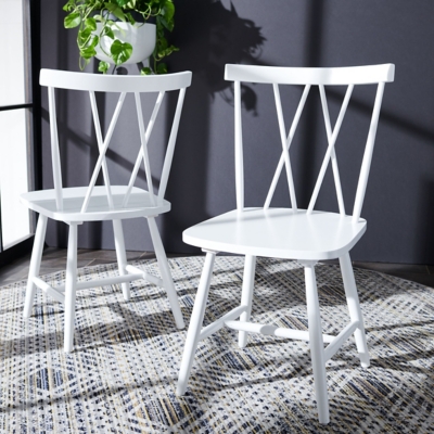 Click here for Safavieh Tayten Dining Chair (Set of 2)  White prices