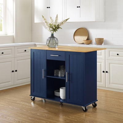 Click here for Crosley Furniture Stella Kitchen Cart  Navy prices