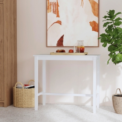 Click here for Linon Claridge Bar Height Dining Table  White/Beig... prices